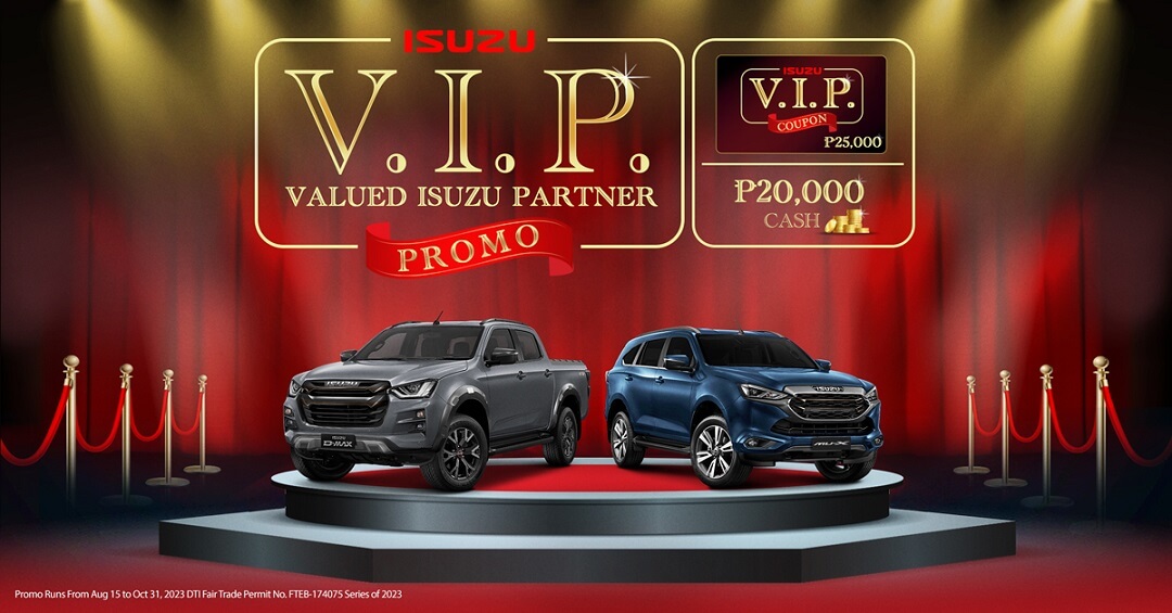 Isuzu treats customers with Drive & Fly, VIP Promos