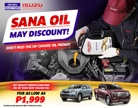 Isuzu Sana Oil May Discount