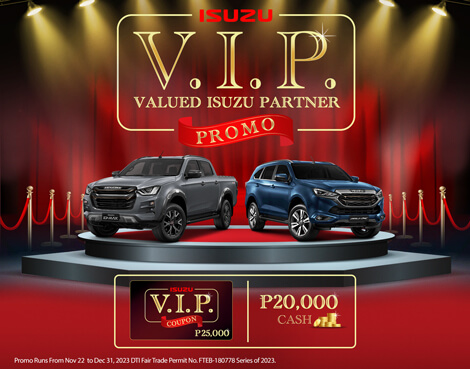 Valued Isuzu Partner Promo