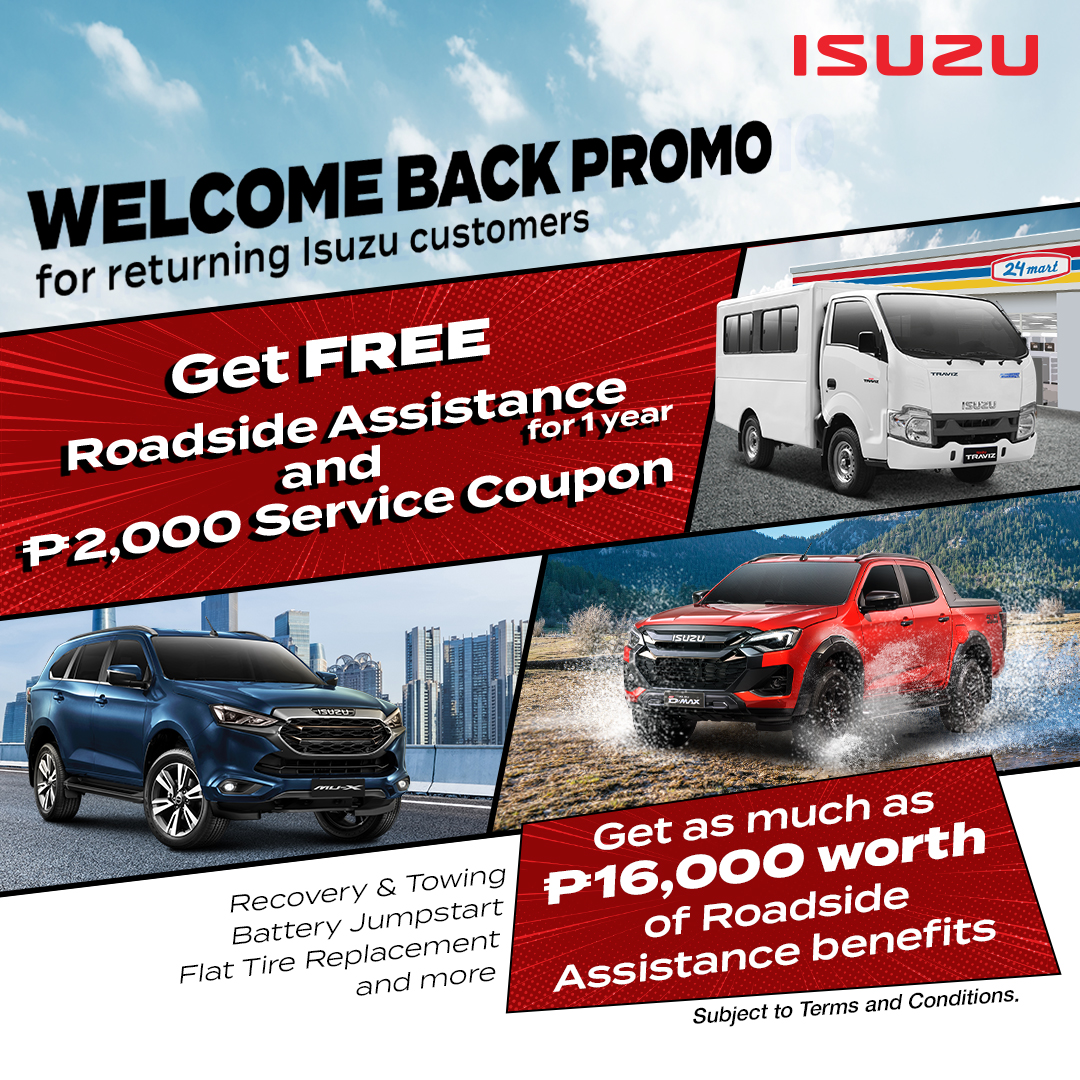 Isuzu Welcome Back Promo
